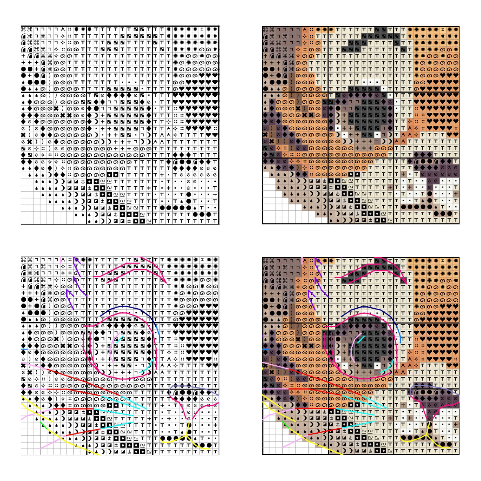 Tiny Tiger Cross Stitch Pattern PDF, Tiger Embroidery Pattern, Little ...