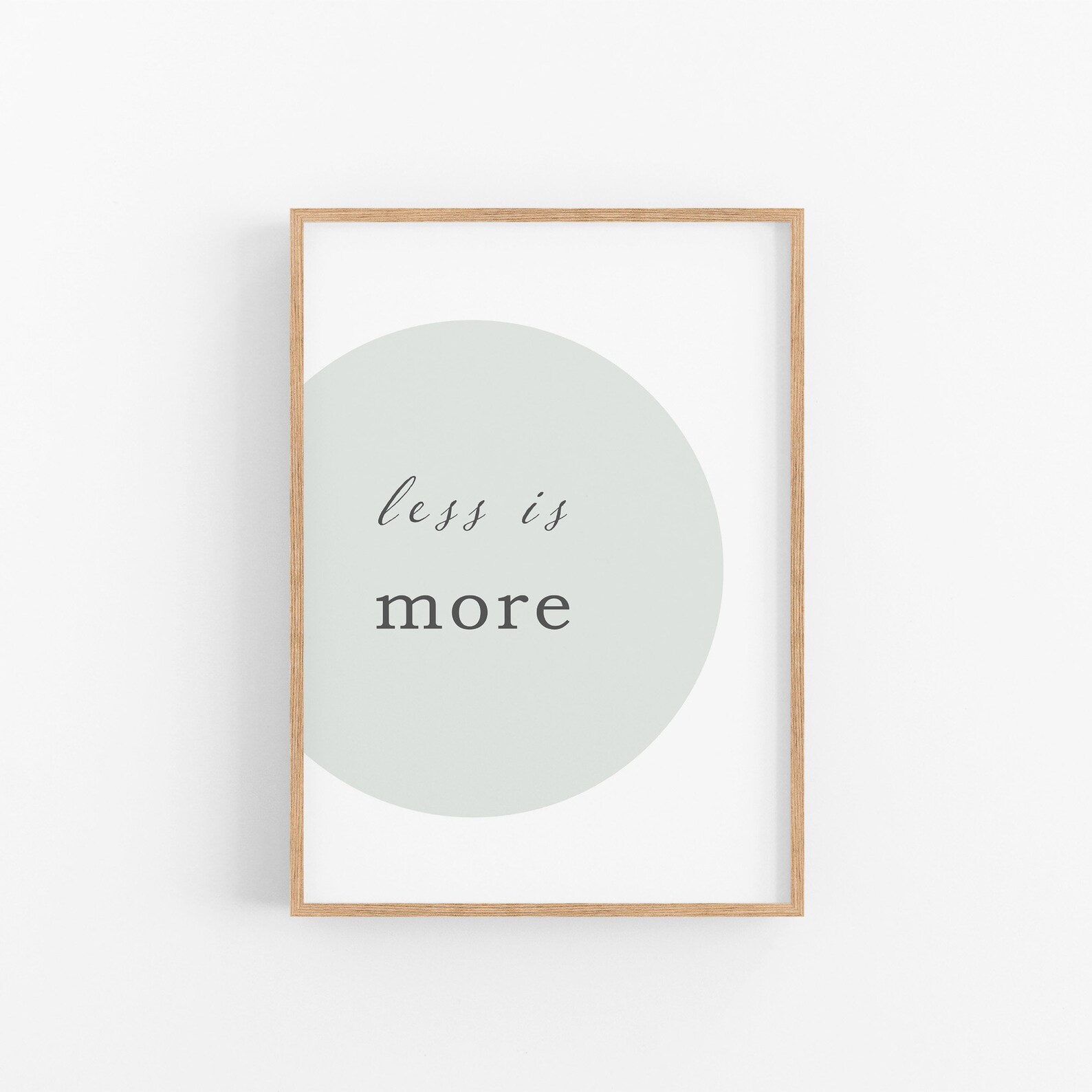 Less is More Poster Less is More Sign Modern Home Decor - Etsy