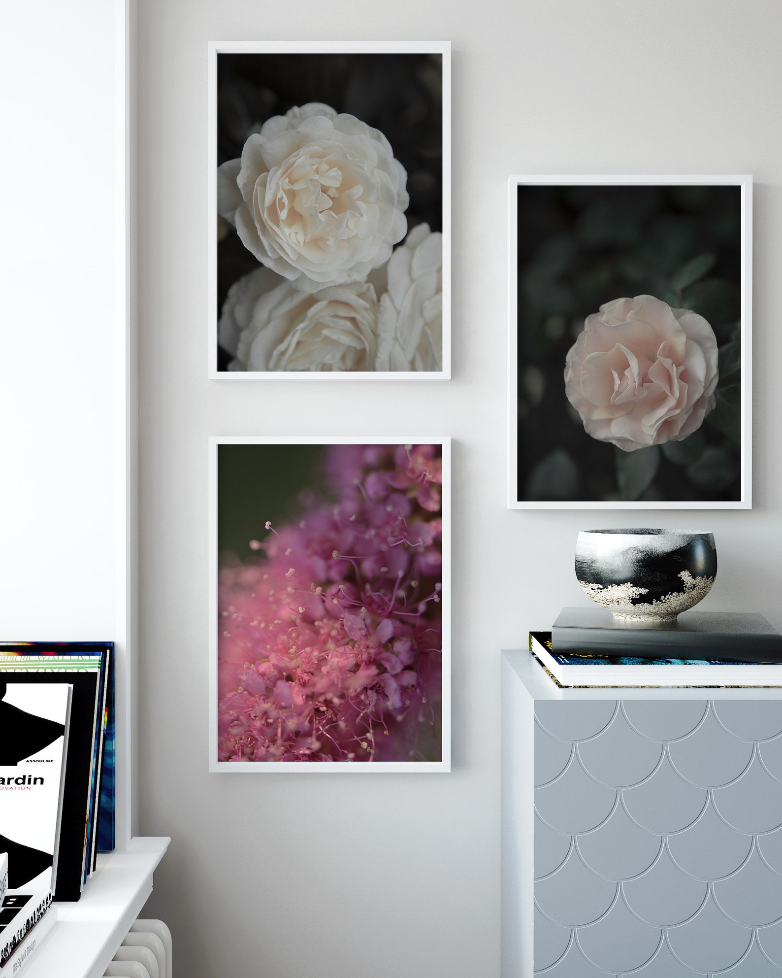 Blush Flower Print Pink Flower Poster Floral Wall Home - Etsy