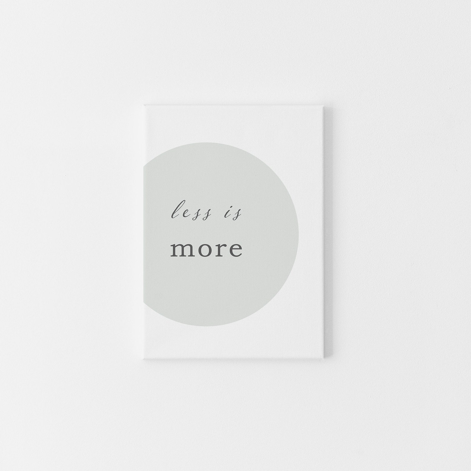 Less is More Poster Less is More Sign Modern Home Decor - Etsy