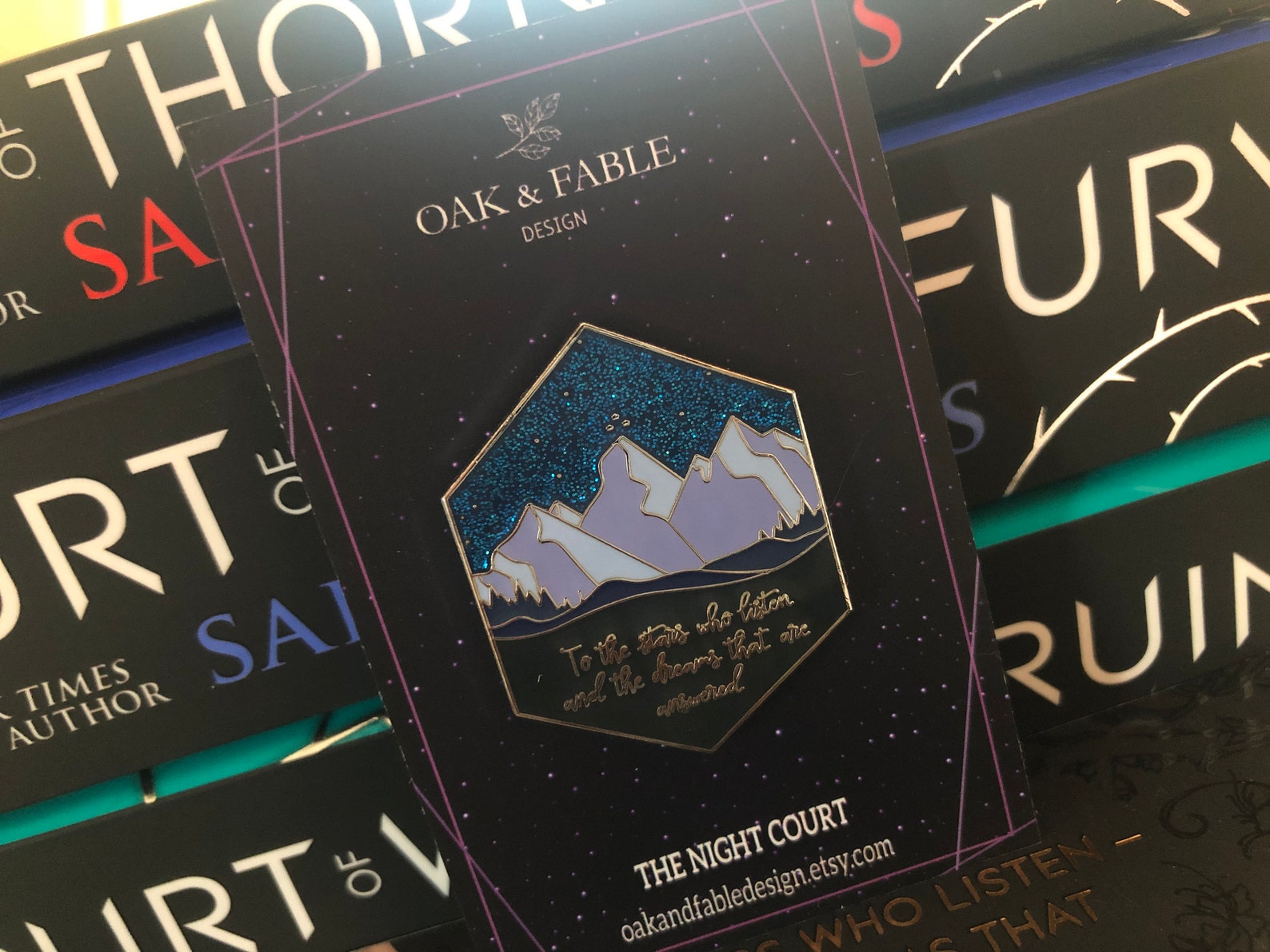 ACOTAR Enamel Pin A Court of Thorns and Roses ACOFAS A - Etsy