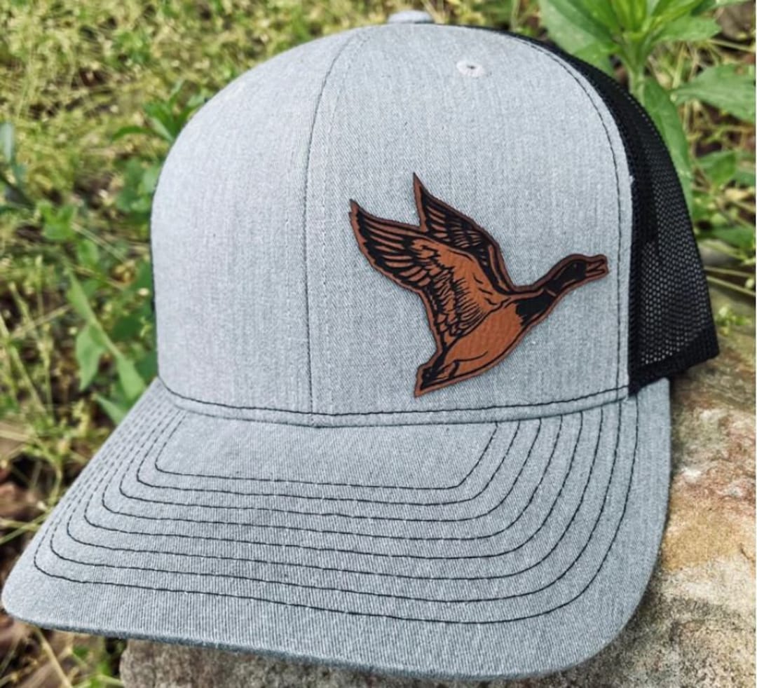 Duck Cut Out Leatherette Hat Patch With Adhesive Backing - Etsy