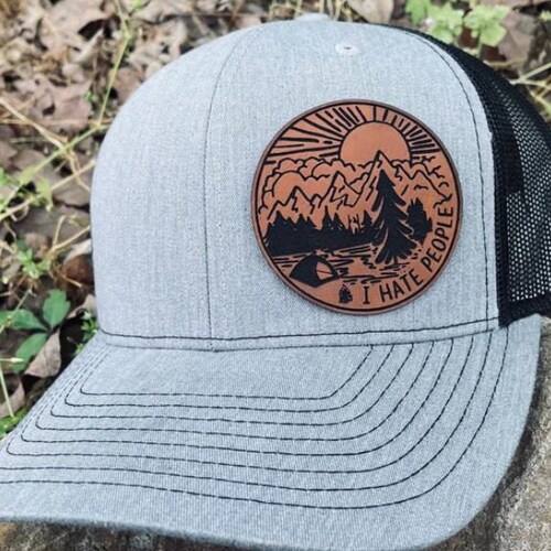 Firefighter Flag Leatherette Hat Patch With Adhesive Backing - Etsy