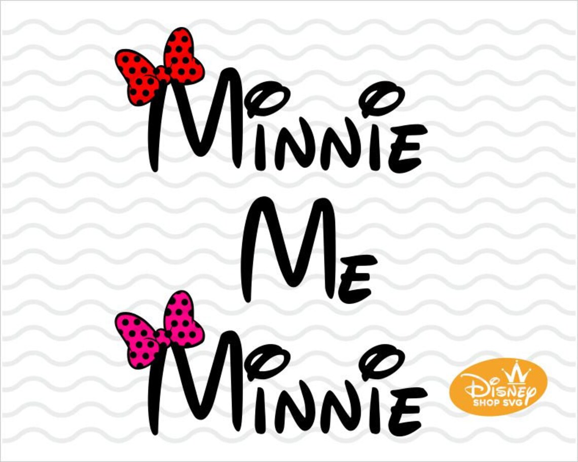 Minnie Me SVG / Minnie Mouse SVG / Layered Disney Minnie Mouse - Etsy