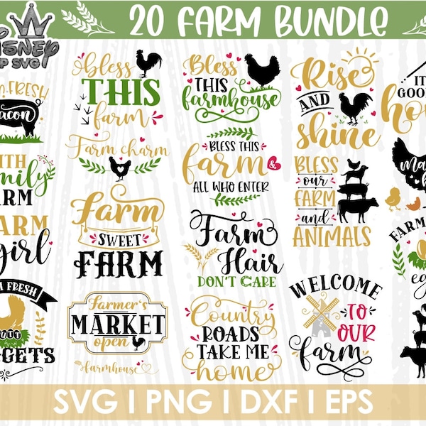 Farm Svg - Etsy