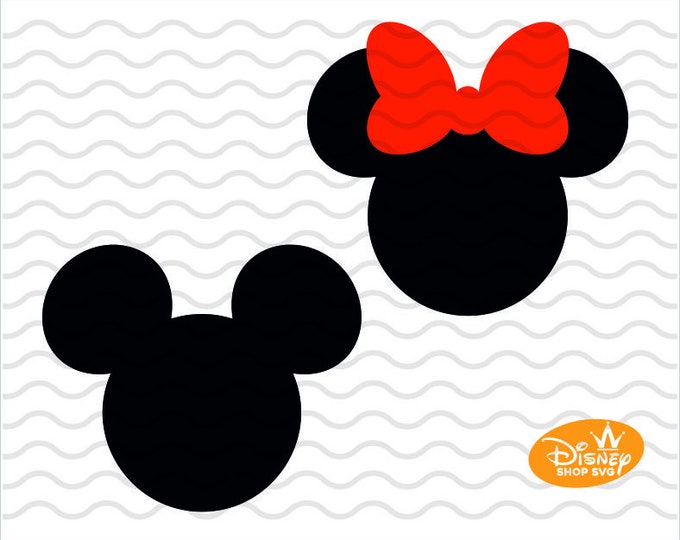 Minnie SVG / Mickey Mouse Svg File / Vinyl Cutting File / Minnie DXF ...