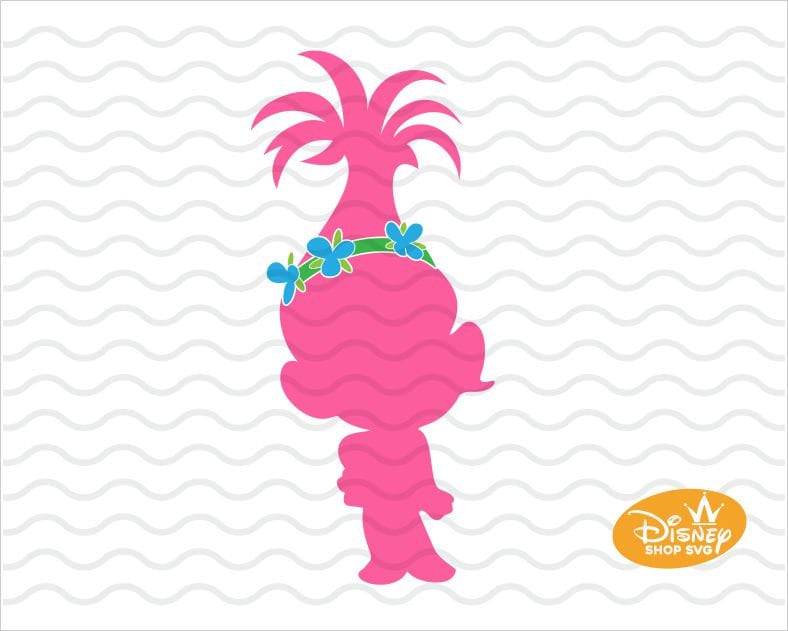 Poppy Head SVG / POPPY Silhouette / Trolls Poppy Hair Svg and - Etsy UK