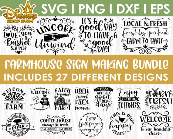 Printable Farmhouse Chic Signs