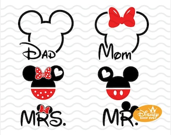 Mickey Dad Svg | Etsy
