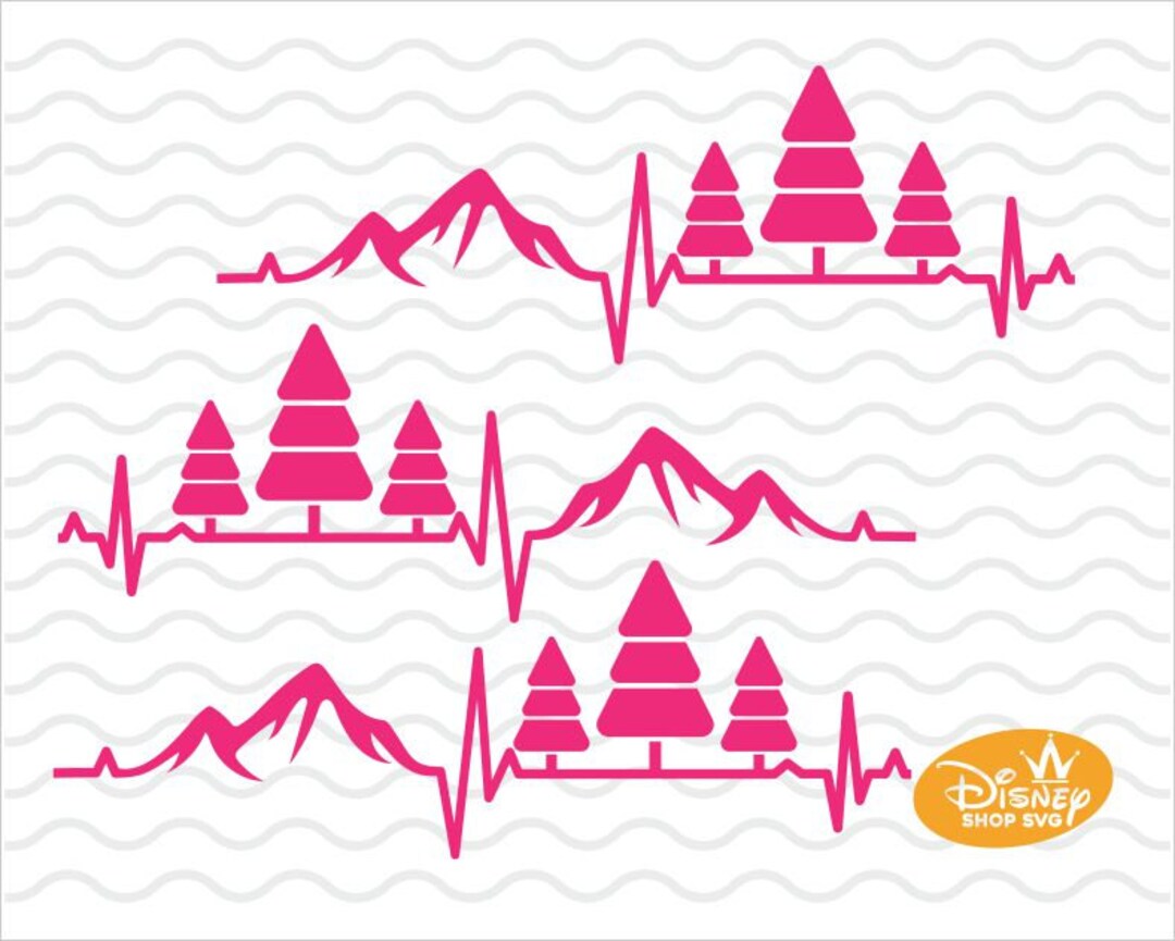 Happy Camper SVG / Happy Camper Heartbeat / Camper Heartbeat SVG for ...
