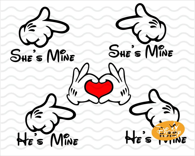 Mickey Mouse Manos Svg Minnie Mouse Manos Apuntando Svg Y Png Etsy | My ...