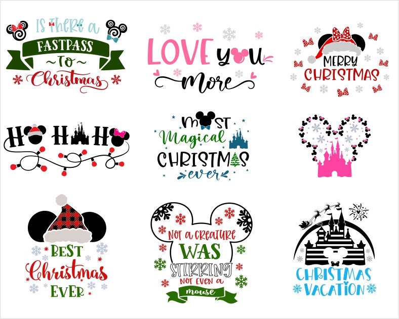 Christmas Svg Bundle Santa Svg Xmas Svg Snowman Svg Tree - Etsy