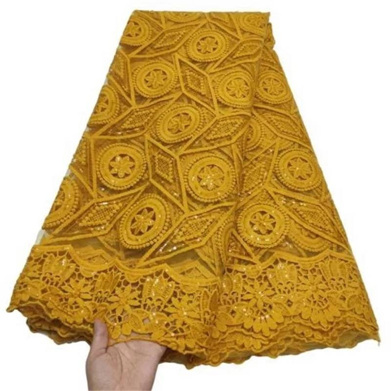 Yellow Lace Fabric - Etsy