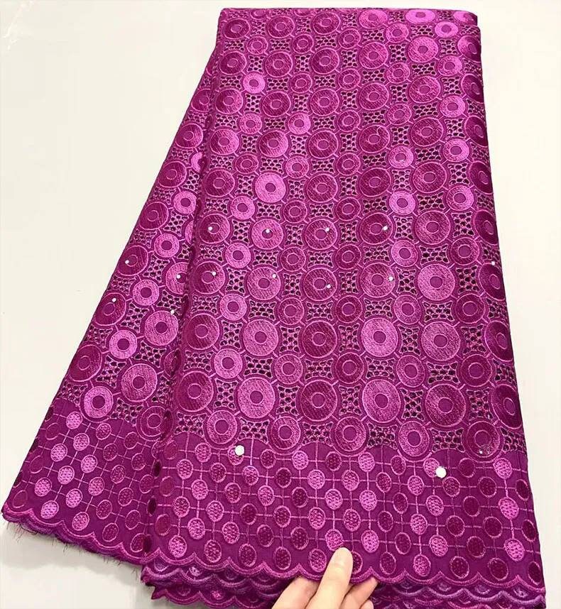 5 Yard Swiss Voile Lace 2022 Brode Suisse Africa Embroidery 100% Cotton ...