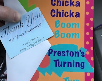 Chicka Chicka Boom Boom A Party Invitation Personalized and - Etsy