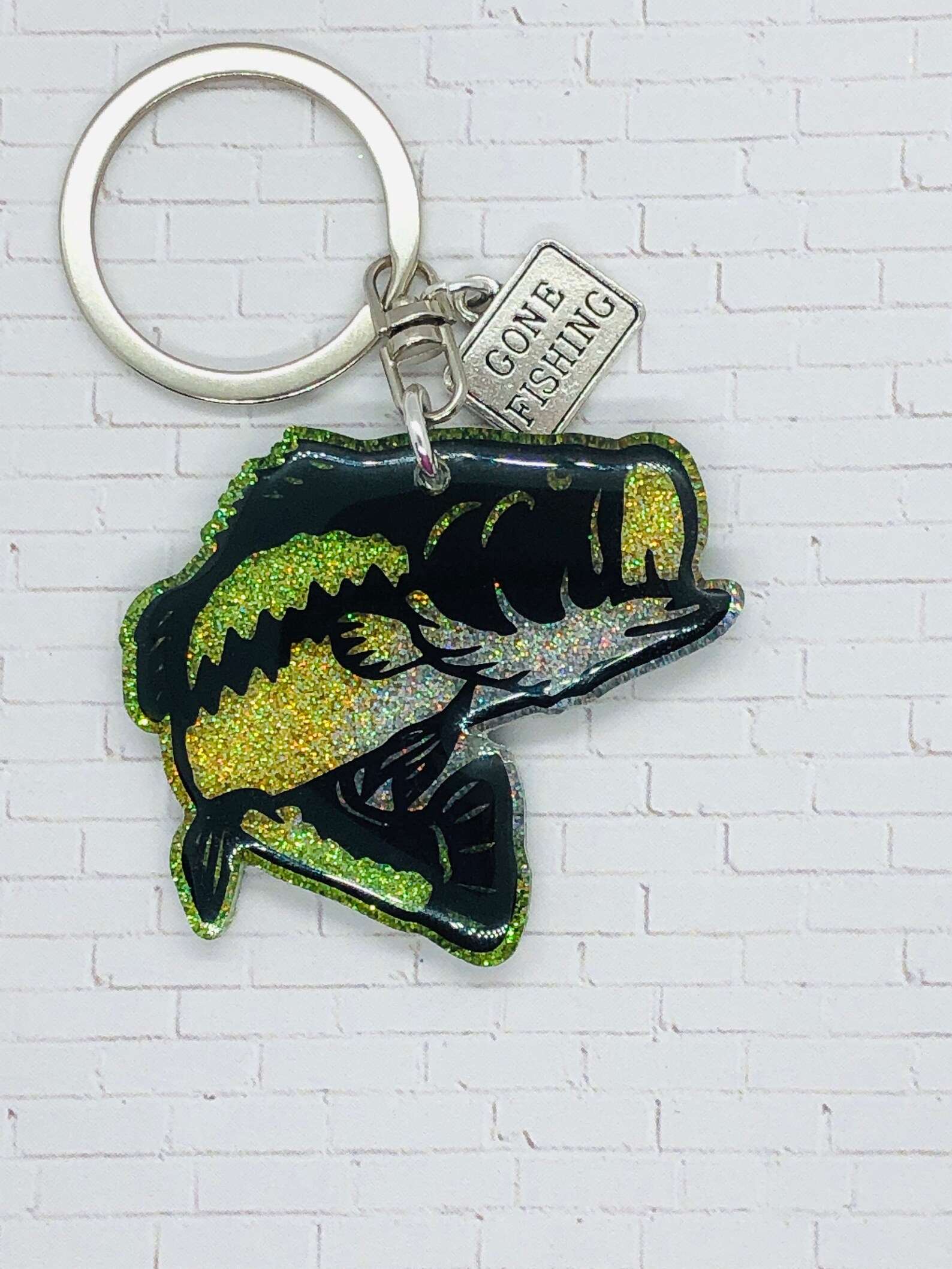 Bass Fish Acrylic Keychain Bass Fish Keychain. Great gift | Etsy