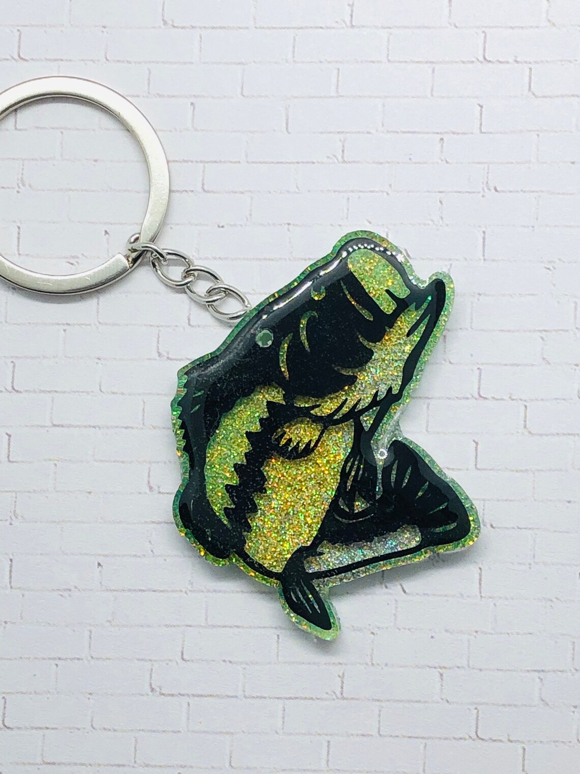 Bass Fish Acrylic Keychain Bass Fish Keychain. Great gift | Etsy