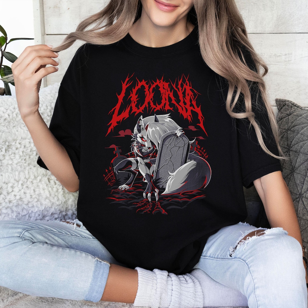 Loona T-shirt, Demon Loona Shirt, Hazbin Hotel and Helluva Boss Shirt, Birthday Gift for Fans ...