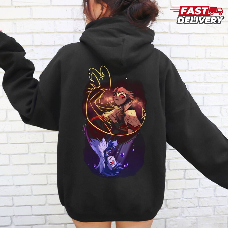 Blitzo X Stolas Shirt, Blitz Stolas Helluva Boss T-shirt, Birthday Gift ...