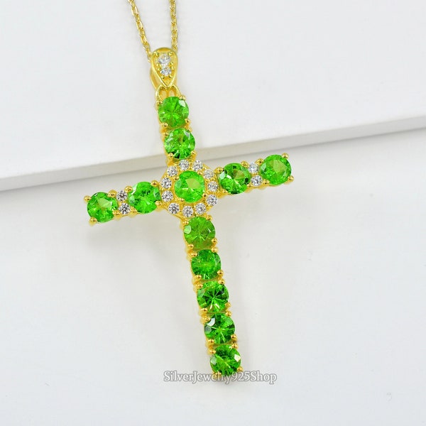 Tsavorite Necklace - Etsy