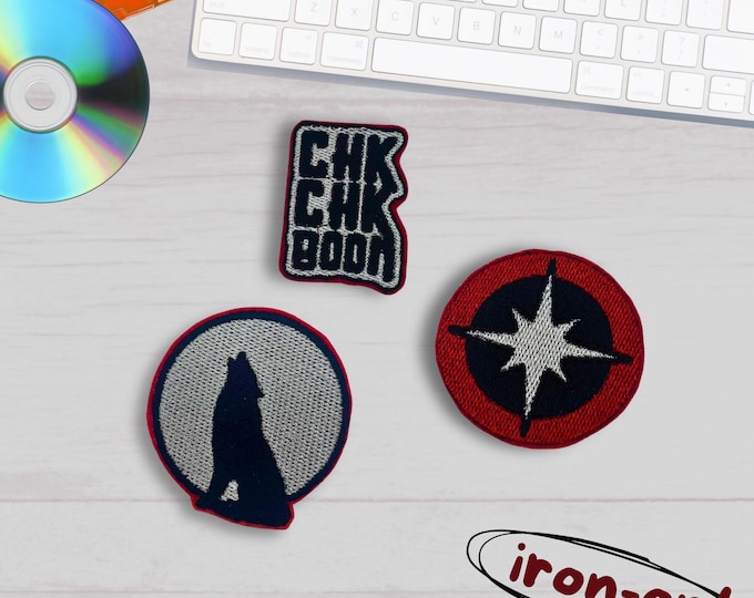 Stray Kids CHK CHK BOOM Inspired Embroidery Iron on Patch Set for ...