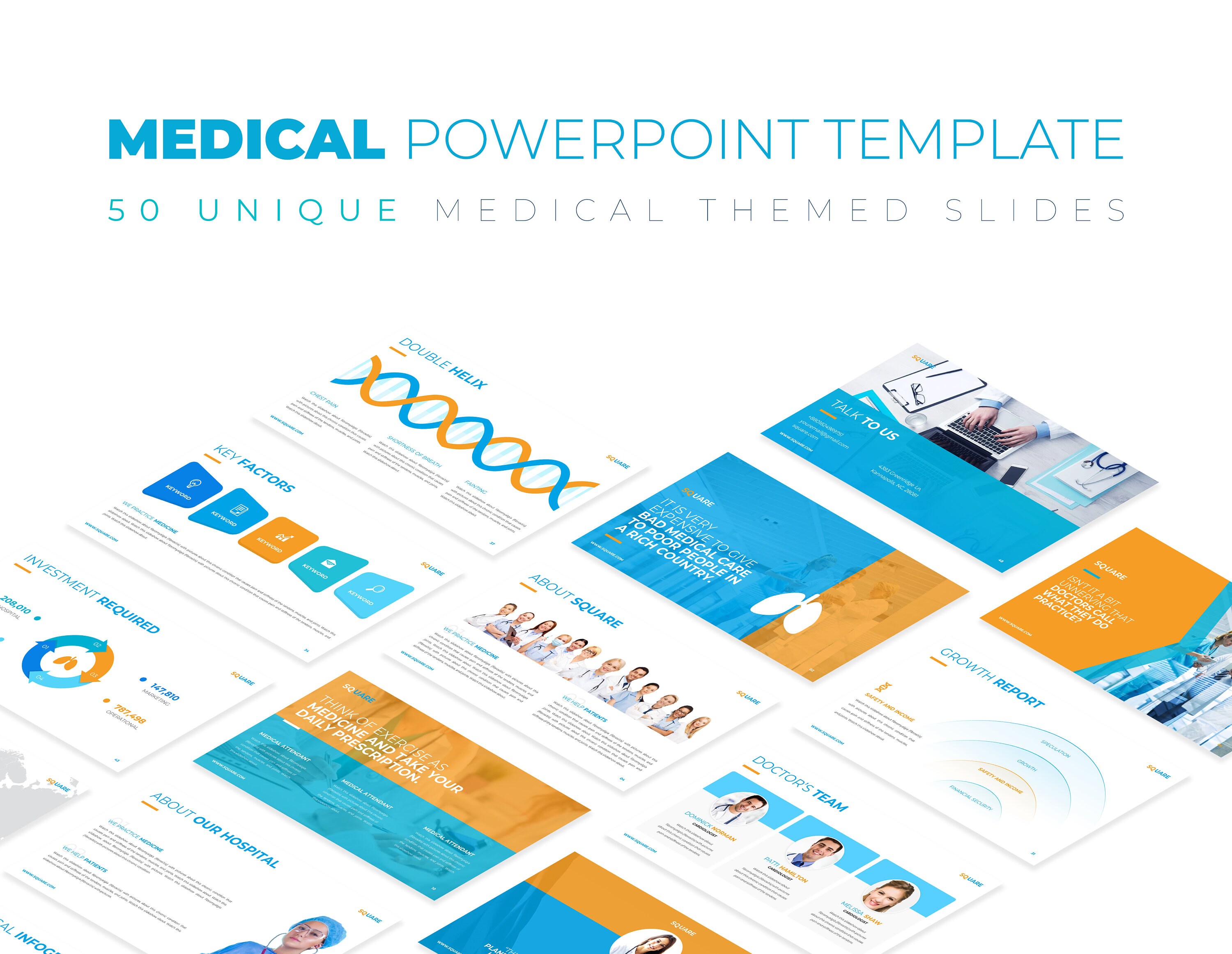 Medical Powerpoint Template - Etsy