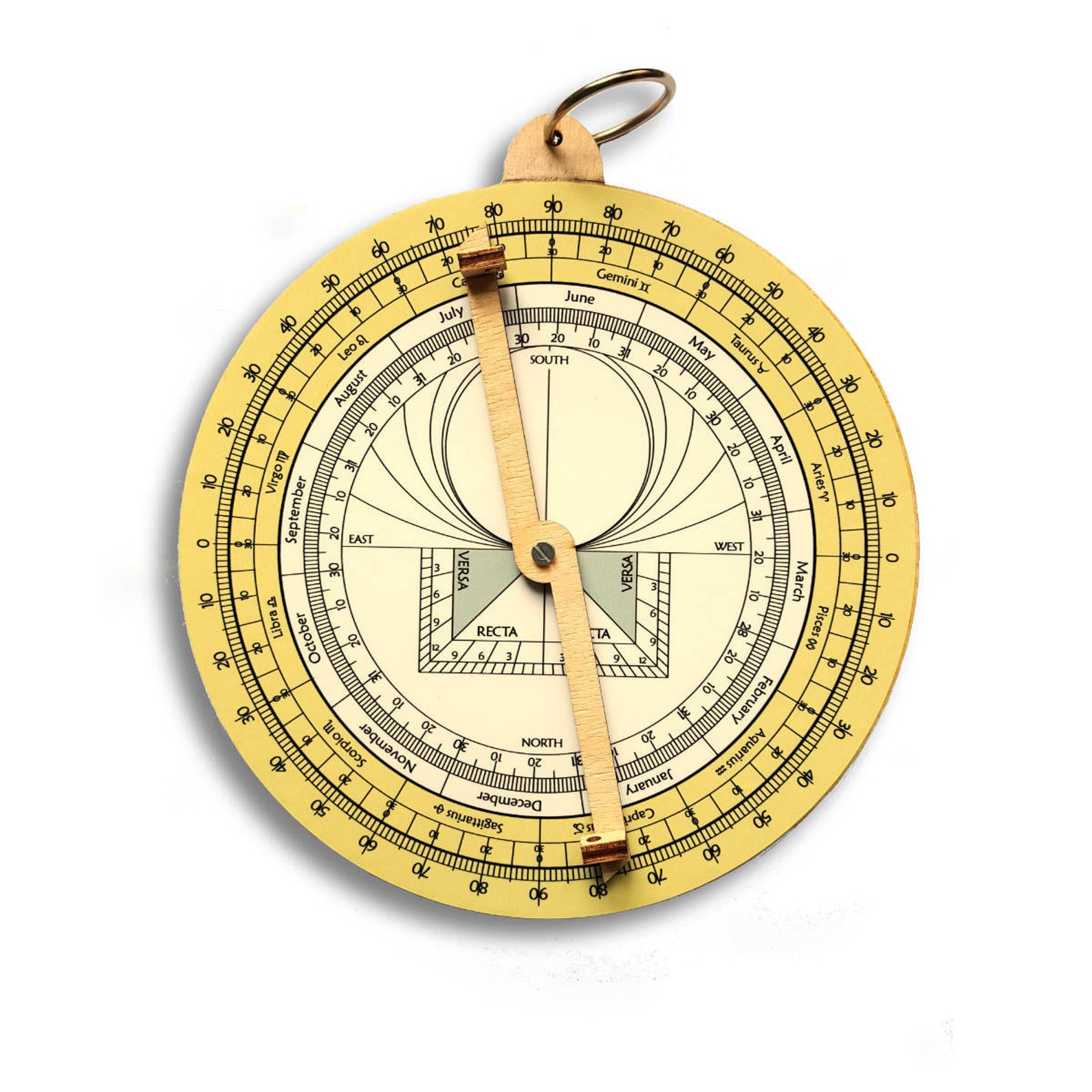 Wooden Astrolabe | Measuring Navigation Instrument, Astronomy, Low-tech ...