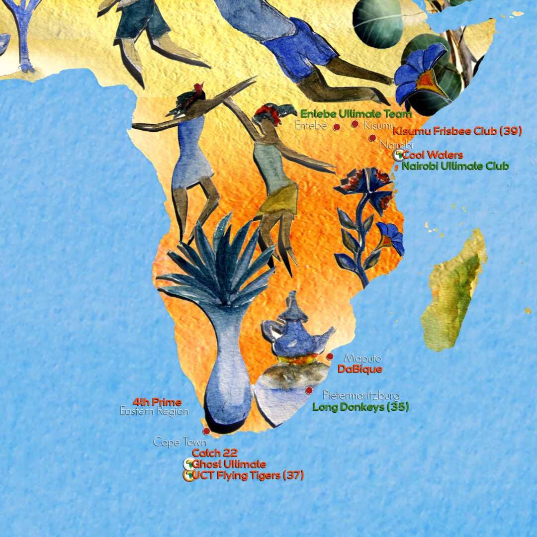 Ultimate Frisbee Map Outdoor Activity Print Sport Disk - Etsy