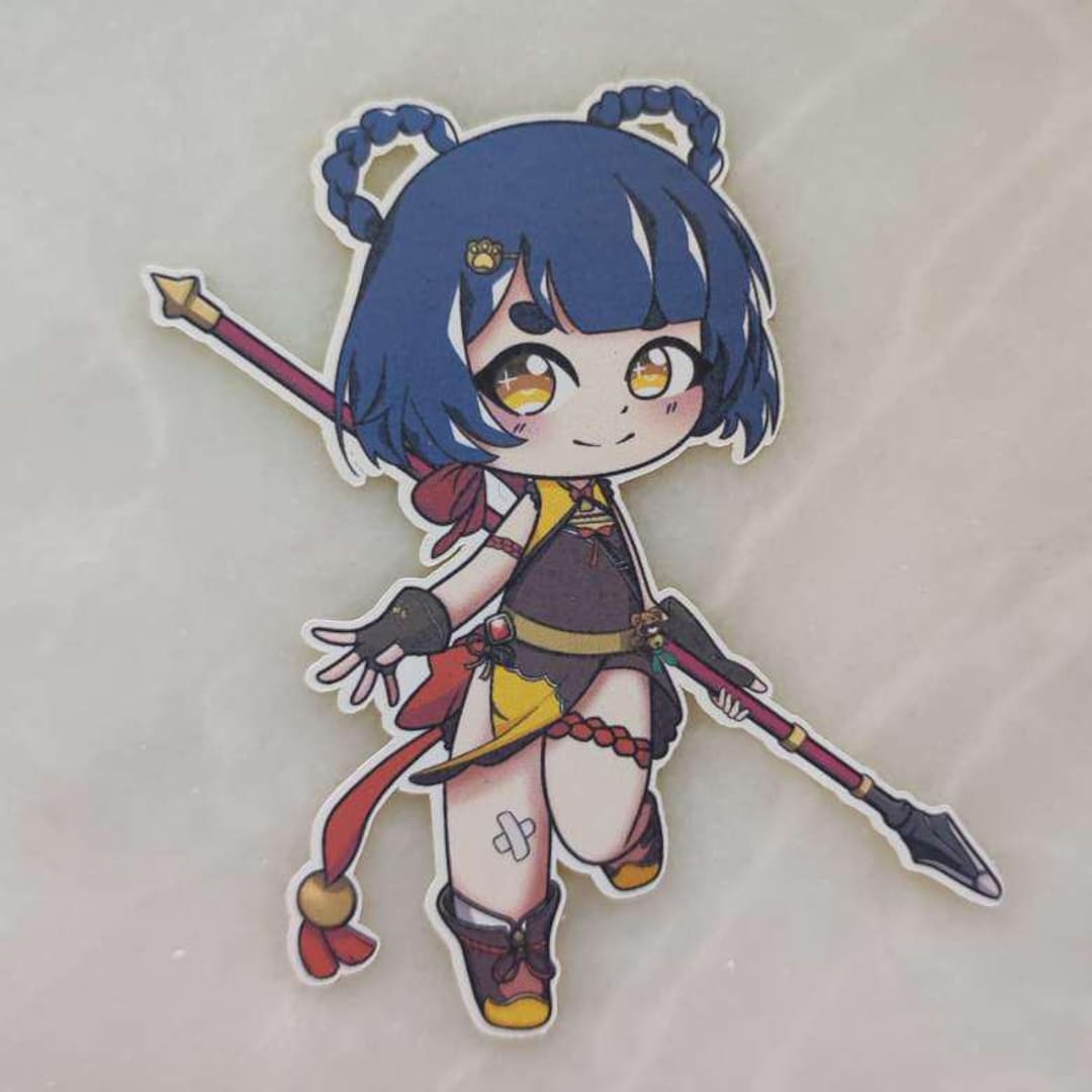 Chibi Xiangling Genshin Impact Sticker Fan Made - Etsy