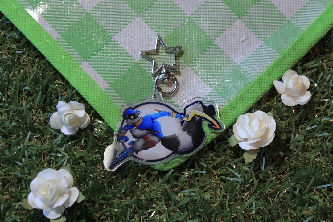 Sly Cooper Raccoon 2.5in Double Sided Acrylic Keychain - Etsy