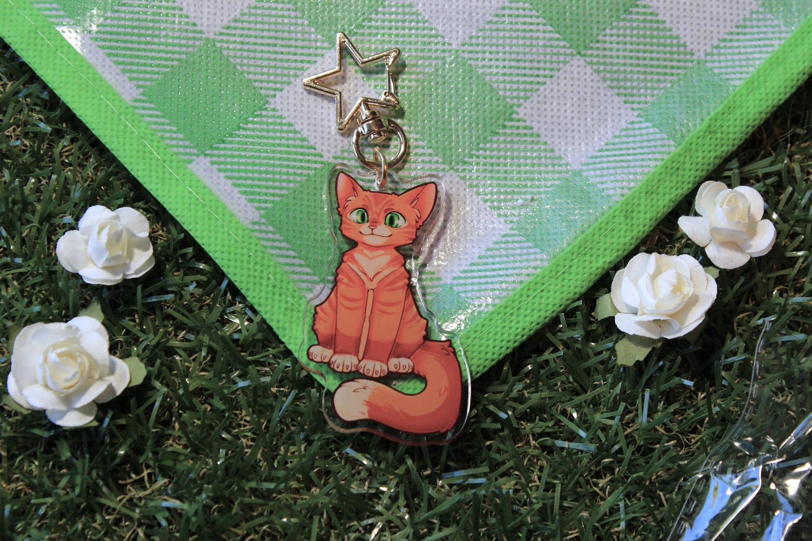 Firestar Warrior Cats 2.5in Double Sided Acrylic Keychain - Etsy