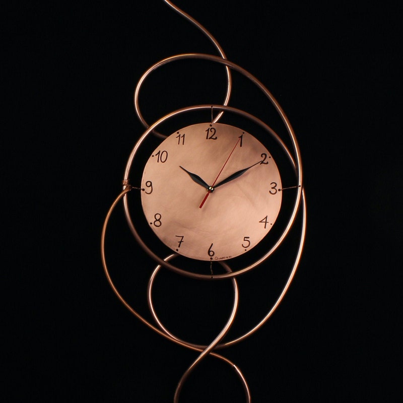 Copper Clock - Etsy