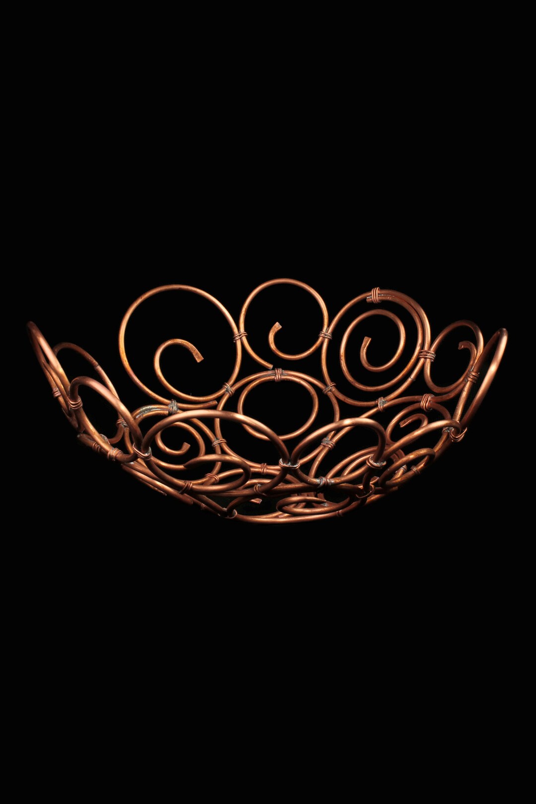 QUARTIERI Centerpiece Concave Made in Copper Tube - Etsy