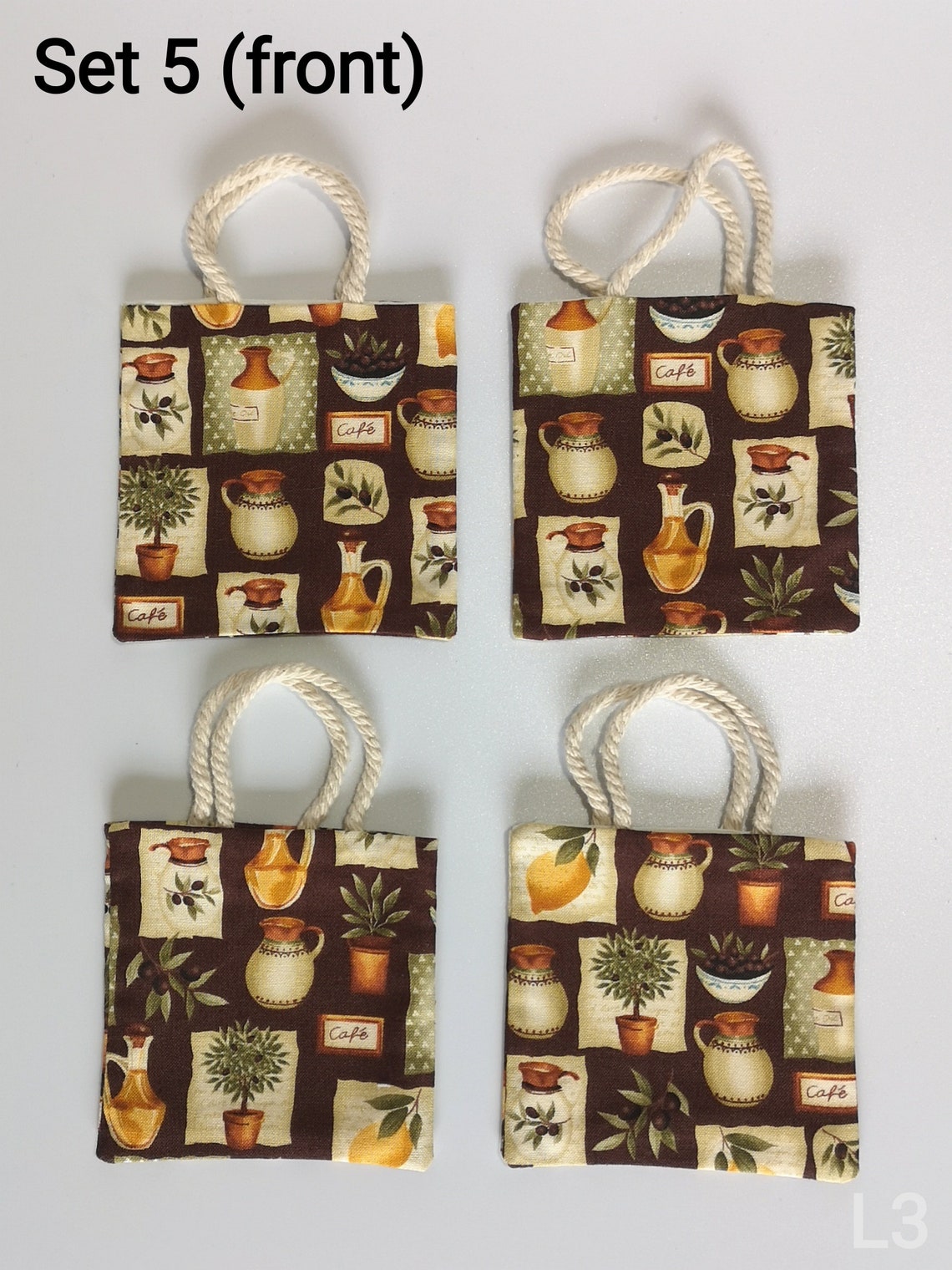 Mini Gift Bags Set of 4 - Etsy UK