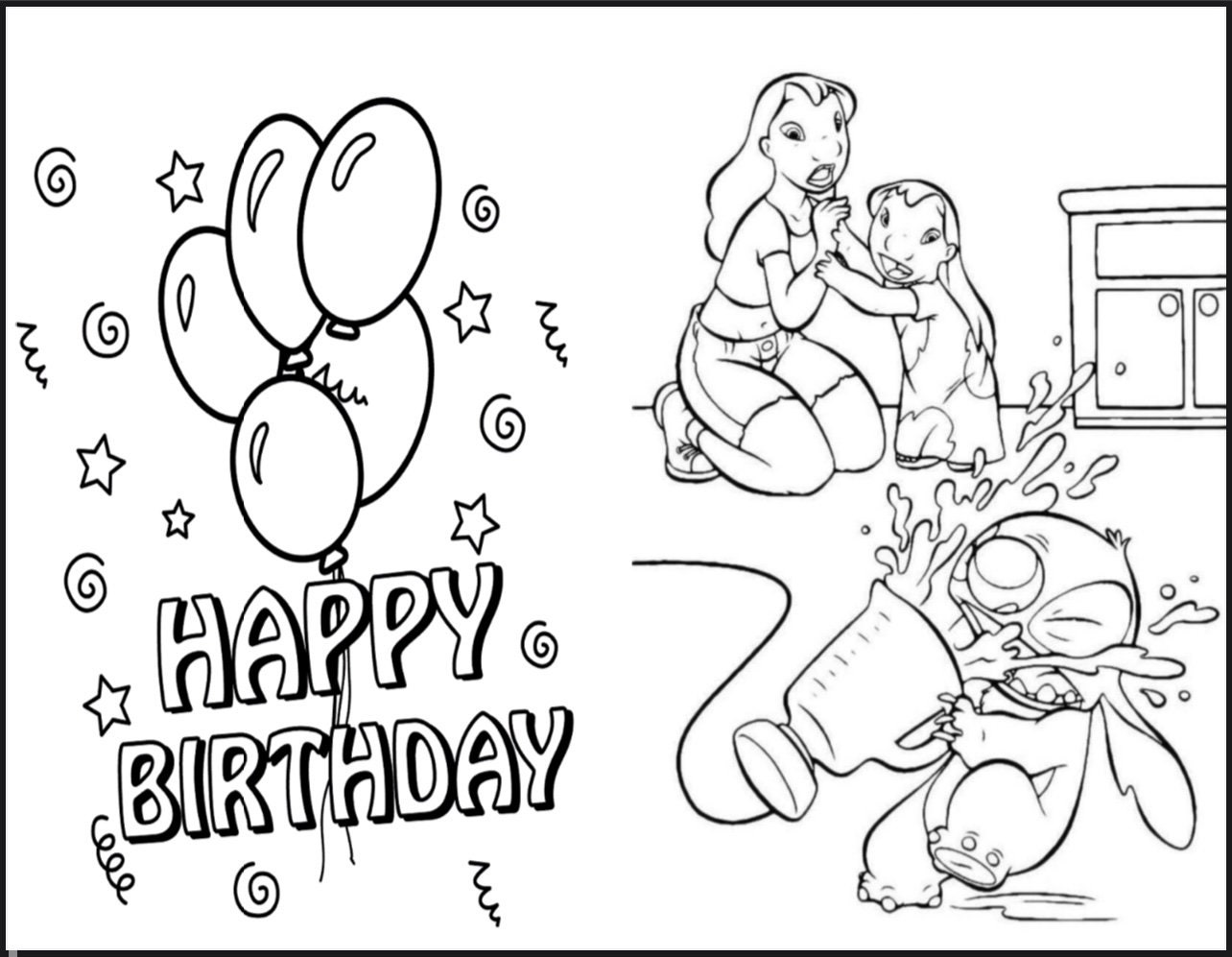 19 Best Lilo And Stitch Coloring Pages For Kids Updated 2018