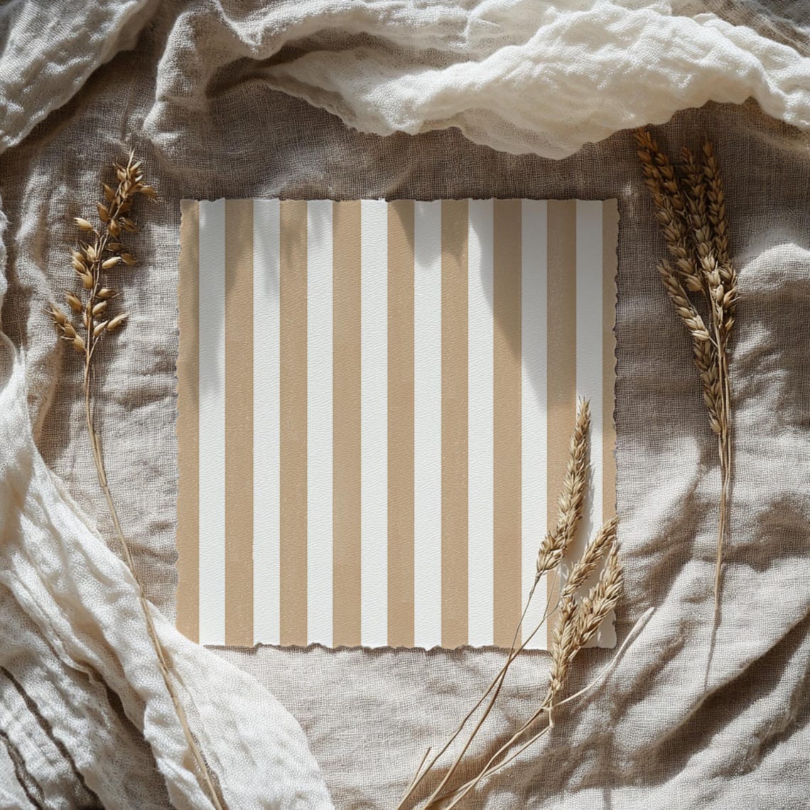 Mocha Mousse Watercolor Stripe Seamless Pattern | 12 Seamless Earthy ...