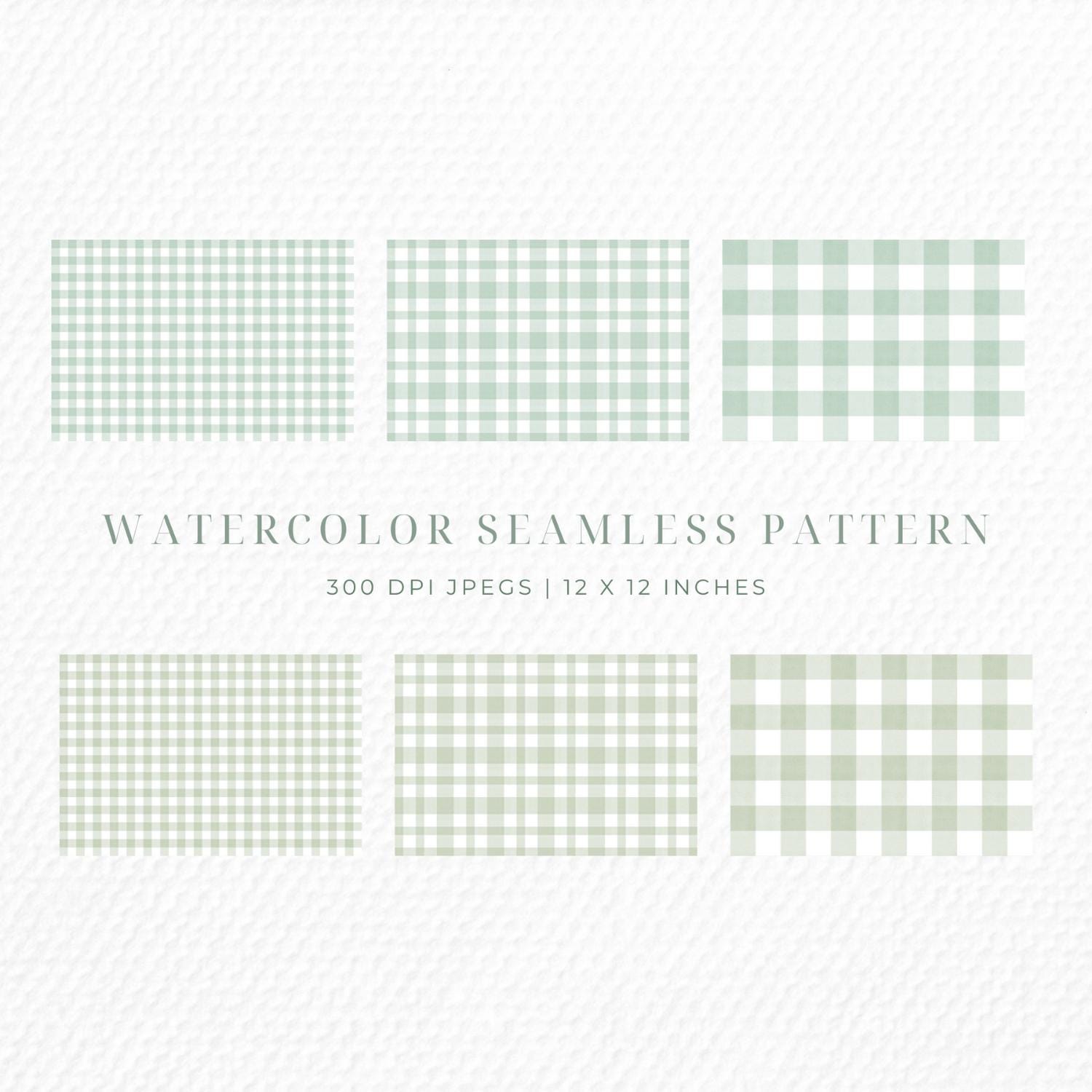 Sage Green Watercolor Alphabet | Hand Painted Uppercase Letters ...