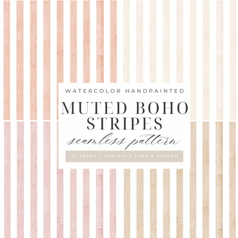 Stripe Digital Paper - Etsy