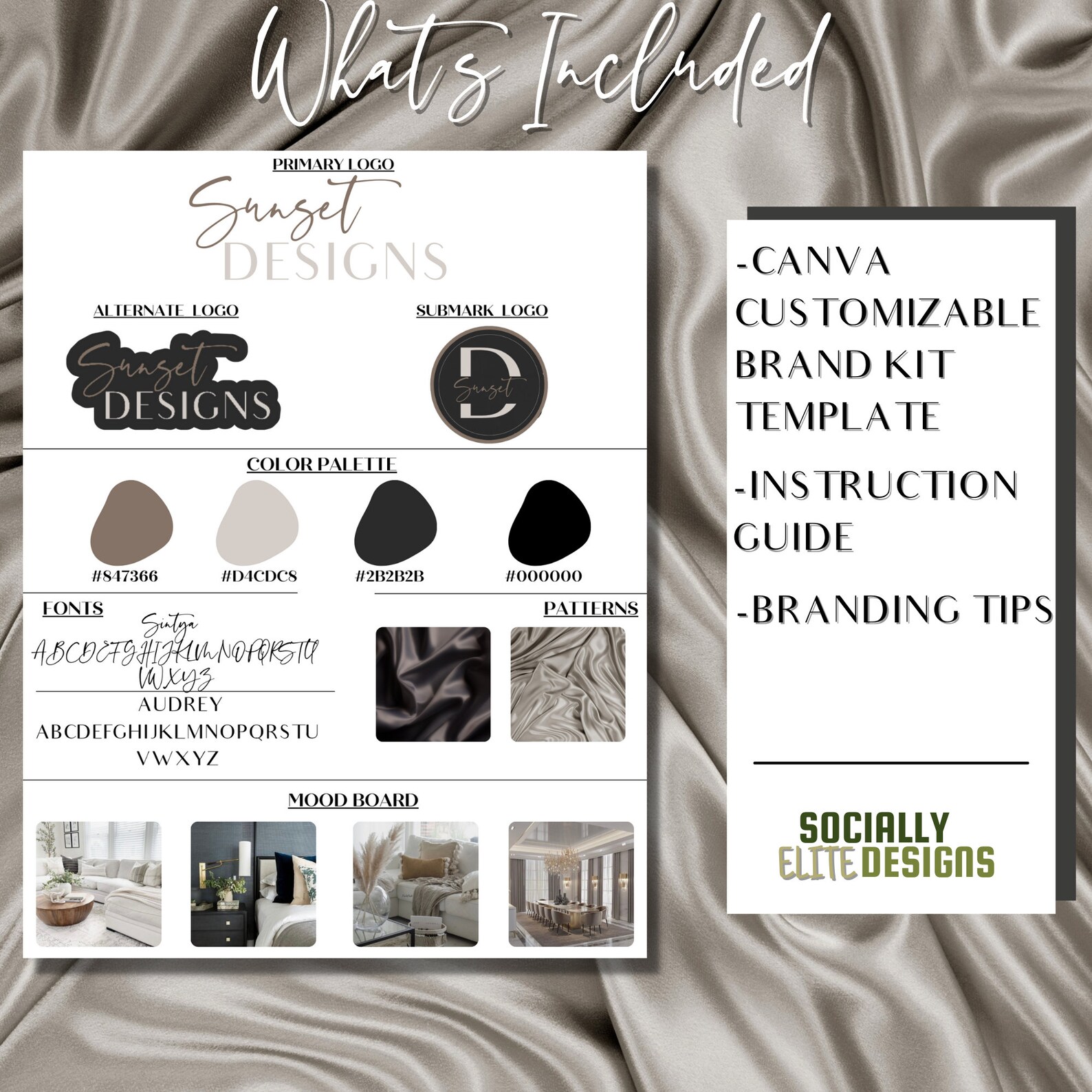 Branding Kit | Canva Branding Kit Template| Brand Kit | Branding Kit ...