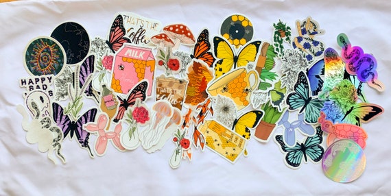 Color Themed Sticker Set Random Surprise Stickers Laptop | Etsy