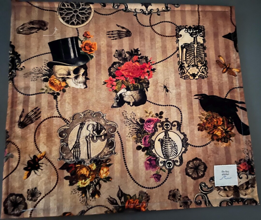 Dreadful Delights Vinyl Front Cross Stitch Project Bag - Etsy