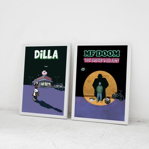 J Dilla Homage Hip Hop Poster Museum-quality Posters - Etsy