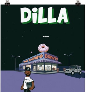 J Dilla Homage Hip Hop Poster Museum-quality Posters - Etsy