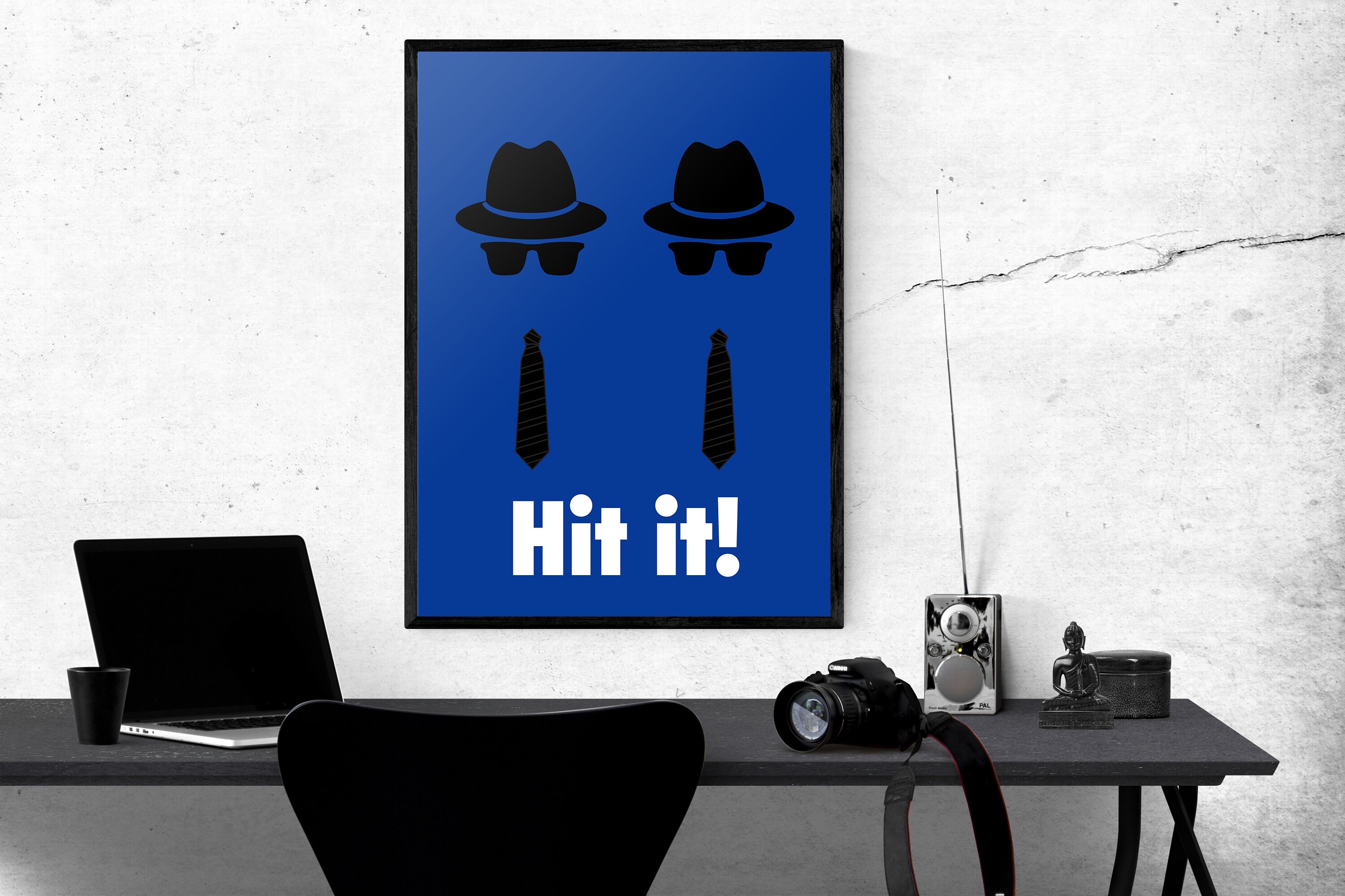 The Blues Brothers Movie Hit It Quote Minimal Art Poster - Etsy UK