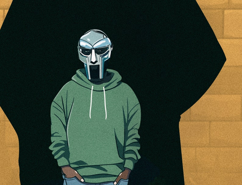 MF DOOM Inspired Hip Hop Comic Poster - Etsy