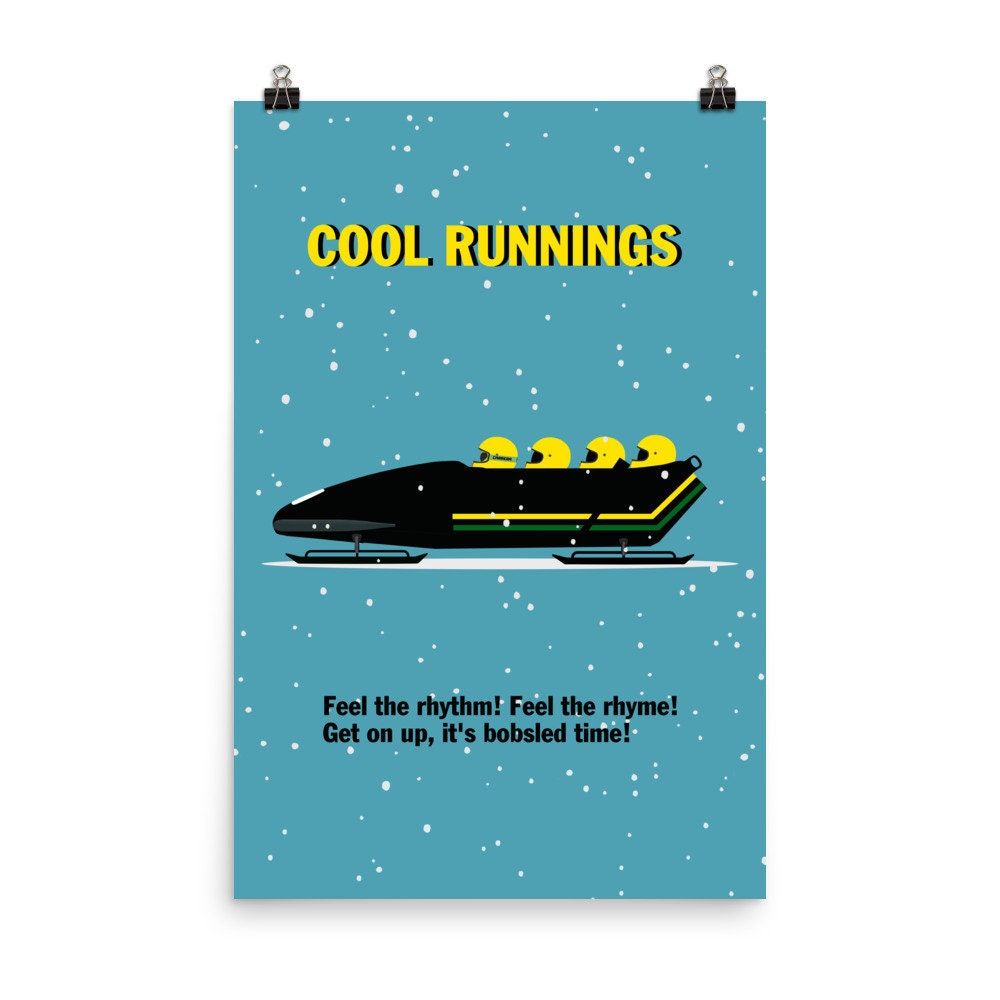 Cool Runnings Movie Inspired Minimal Wall Art Print Poster - Etsy