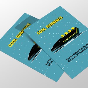 Cool Runnings Movie Inspired Minimal Wall Art Print Poster - Etsy