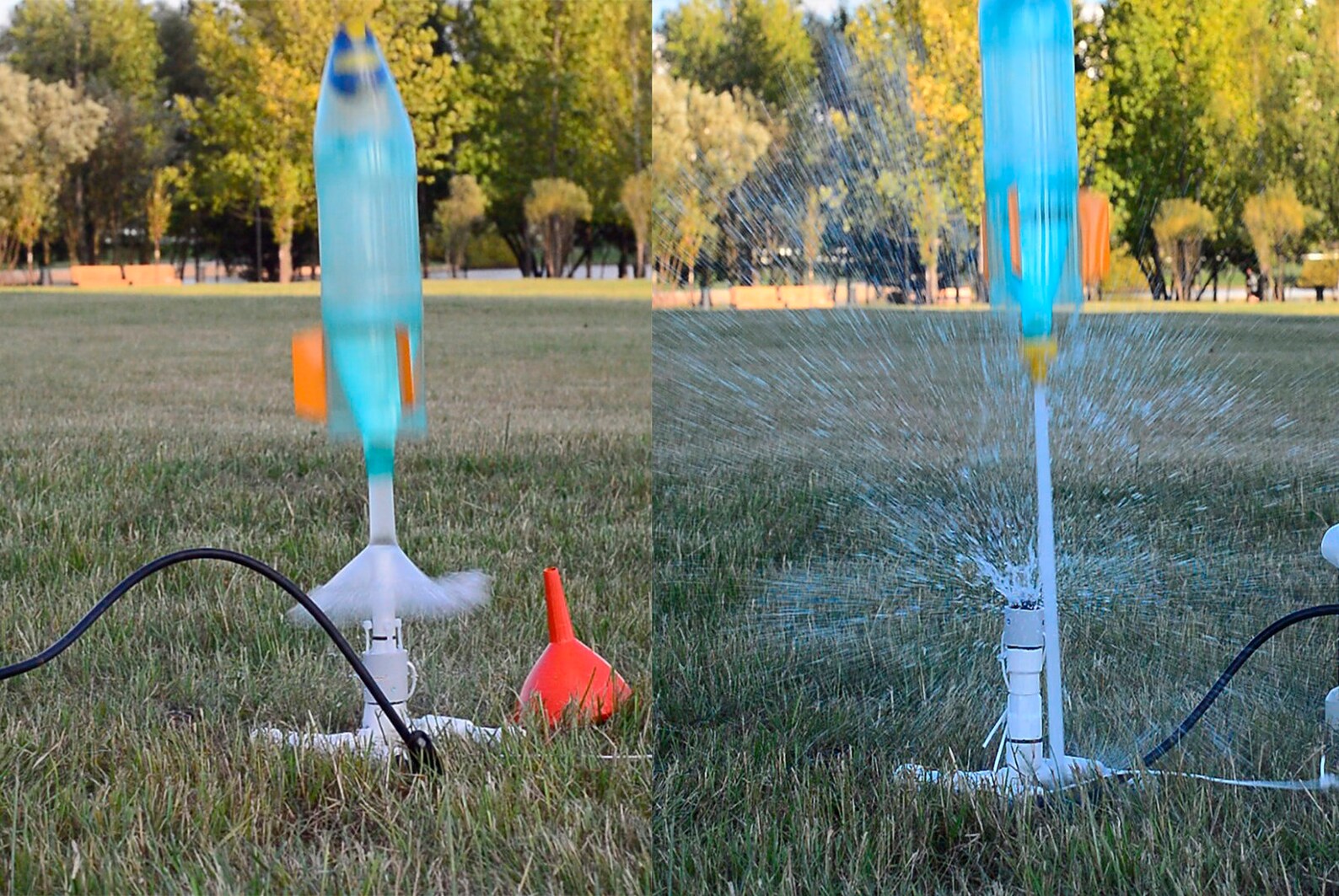 Rocket Launcher for Water & Soda Bottles/ Adjustable Angle/ | Etsy