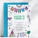 Playground Birthday Invitation Template, Editable Park Party Invitation ...