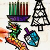 Hanukkah or Winter Themed Arts and Crafts Kit and Activity Set for ...